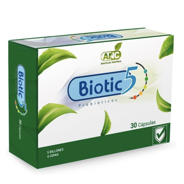Biotic 5 30 Cápsulas de Probióticos ANC – Agro Newen