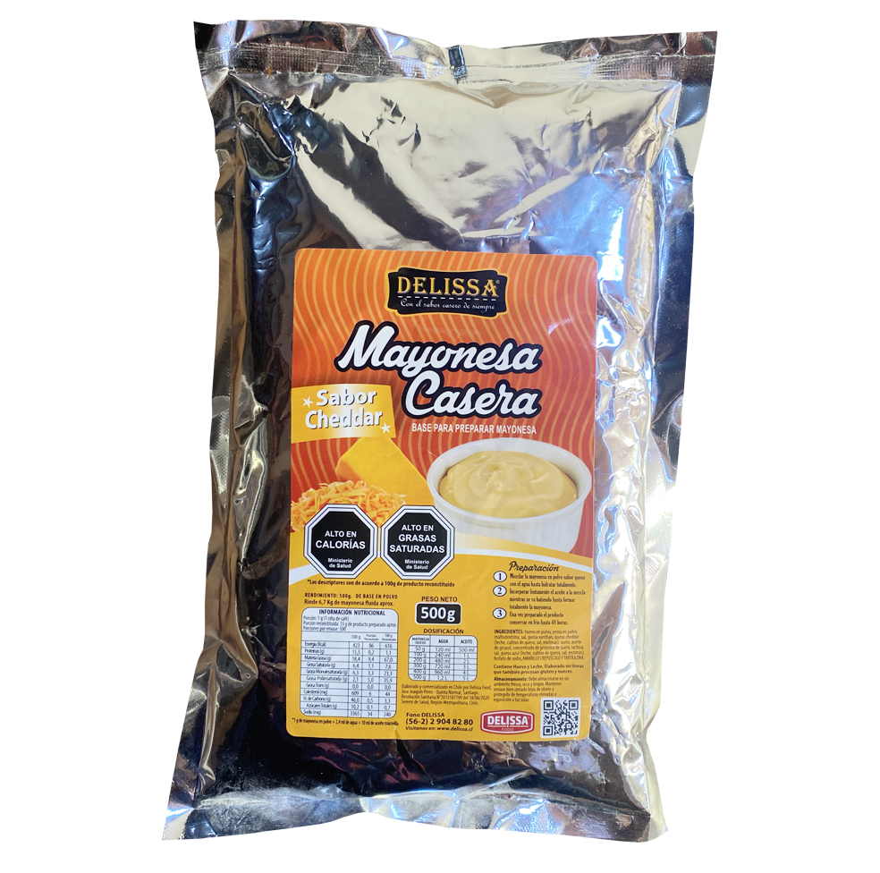 Mayonesa Casera Queso Cheddar 1K. Delissa – Agro Newen