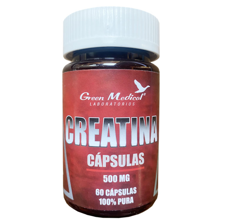 Creatina 500mg. 60 Cápsulas Green Medical – Agro Newen