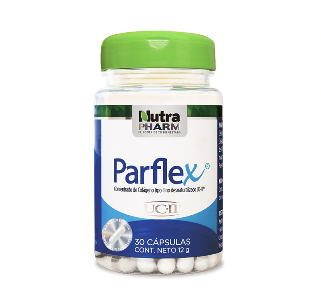 Parflex Concentrado Colágeno Tipo II 30 Cápsulas Nutra Pharm – Agro Newen