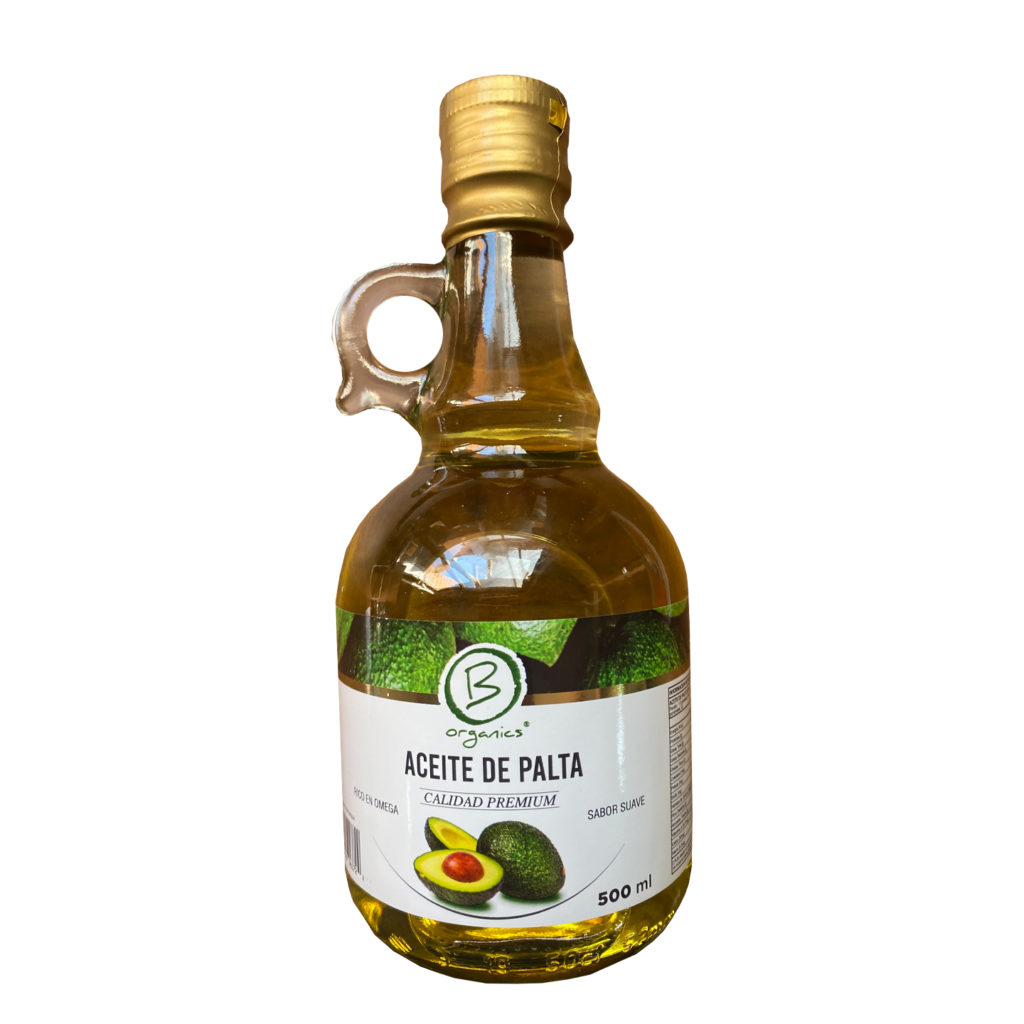 Aceite de Palta Calidad Premium Sabor Suave 500ml. BOrganic – Agro Newen