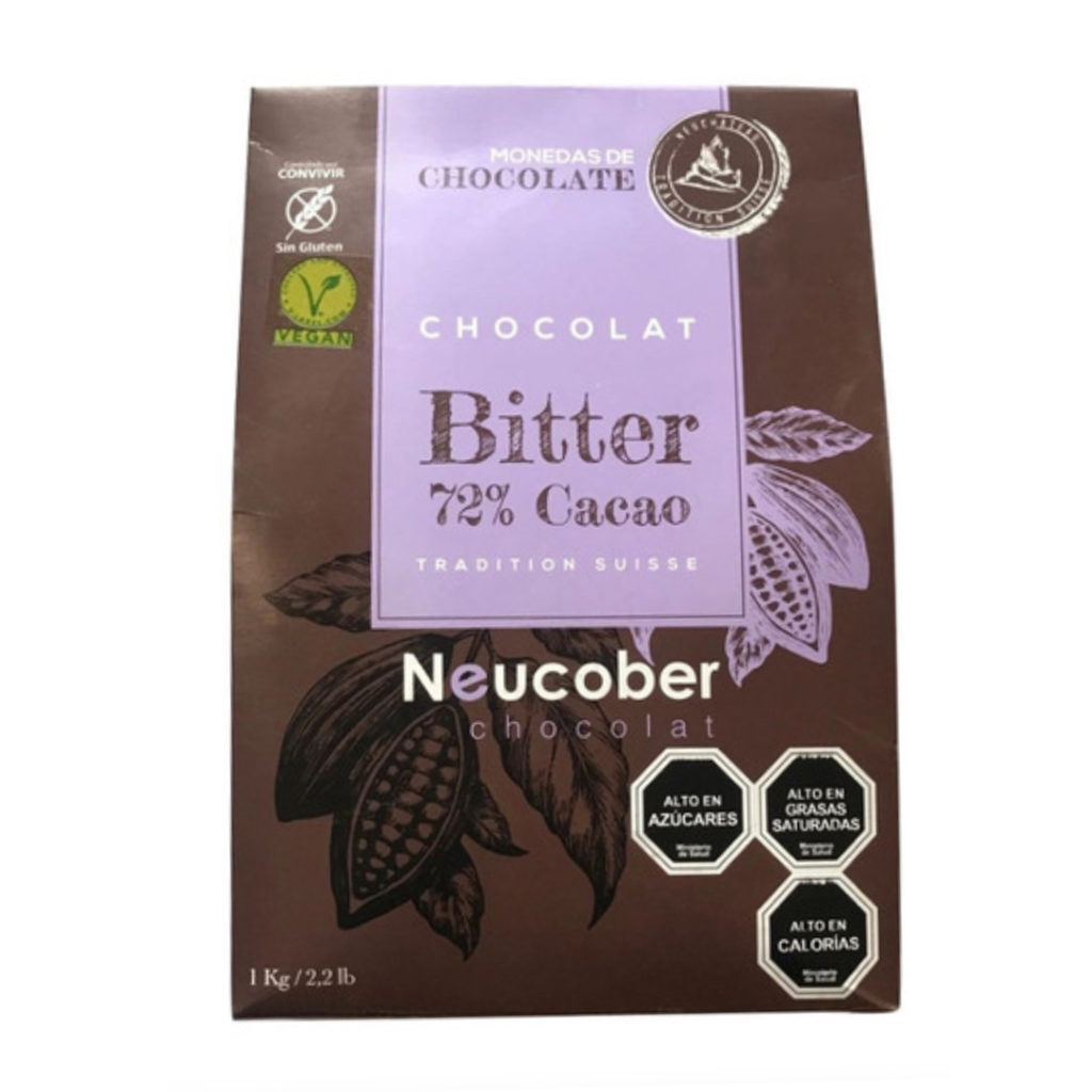 Chocolate Bitter 72% Cacao 1Kg. Neucober – Agro Newen