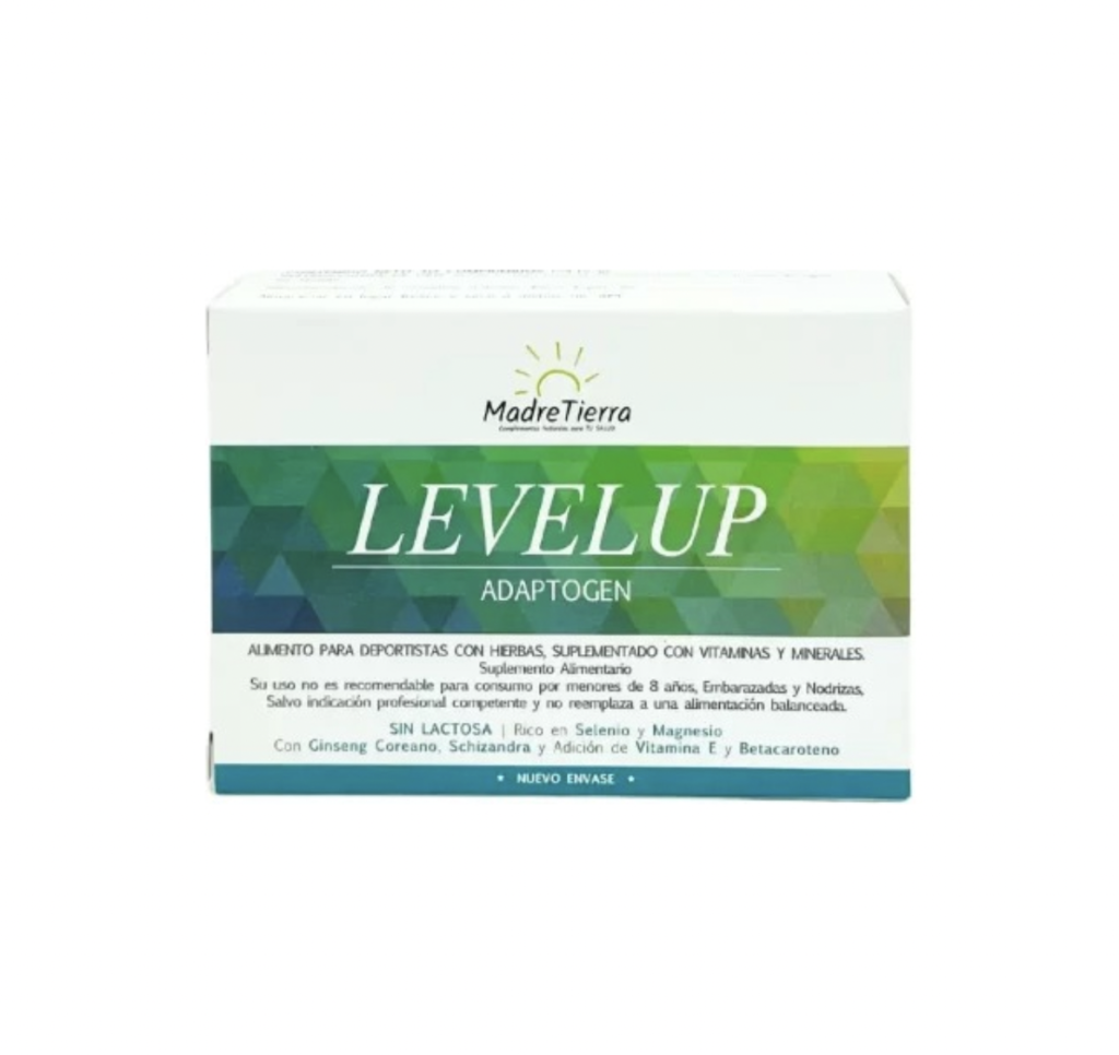 Level Up Adaptógeno Deportistas 30 Comprimidos Madre Tierra – Agro Newen